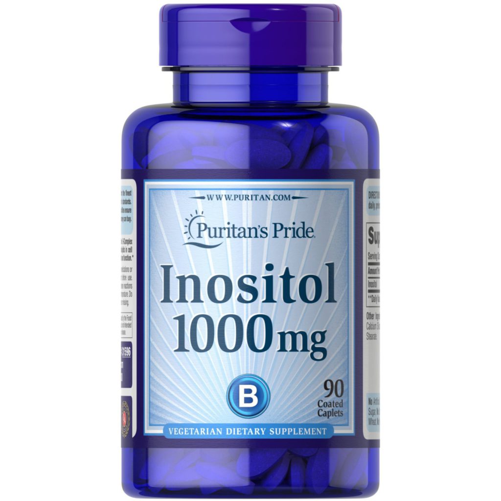 Puritan´s Pride. Inositol 1,000 mg - 90 tabletas - Vitaminas y Mas