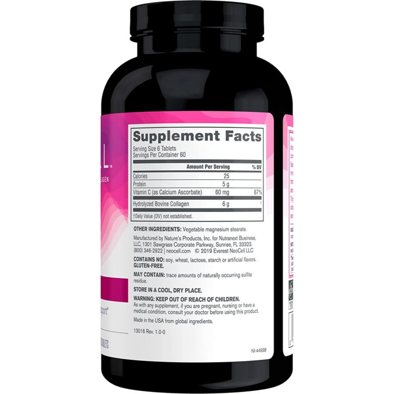 Neocell. Super Collagen con vitamina C y biotina - 360 tabletas ...