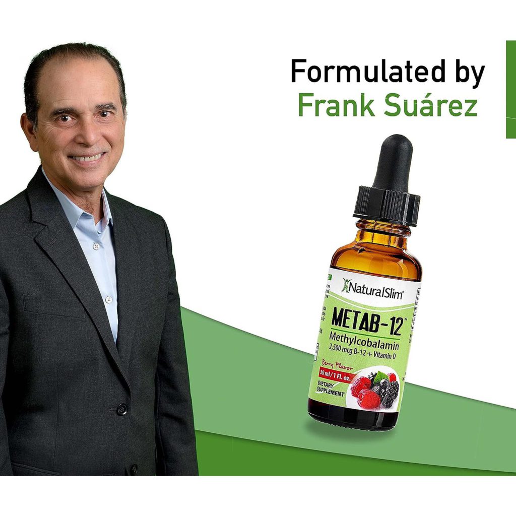 NaturalSlim. Metab 12 - 2,500 mcg B12 (Metilcobalamina) + 800 IU ...