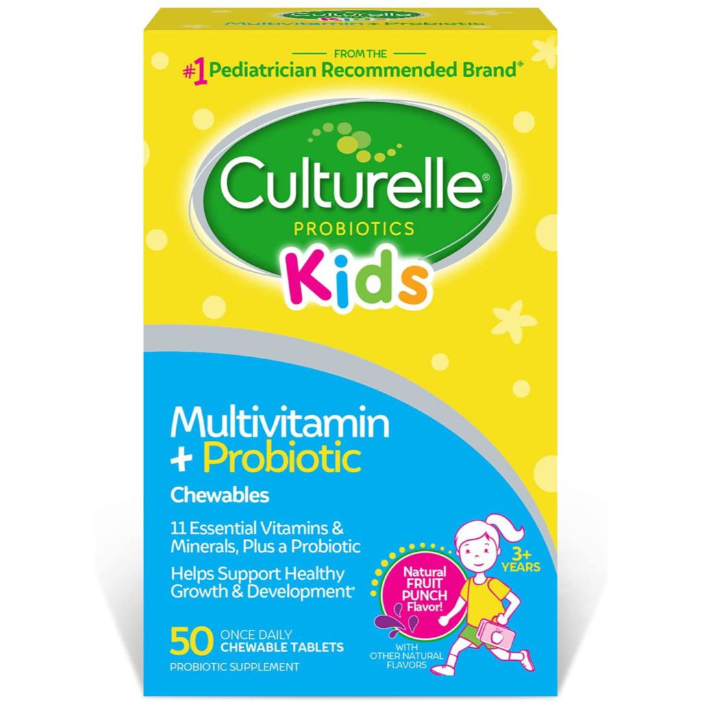 Culturelle Kids. Probióticos más multivitaminas - 50 tabletas ...