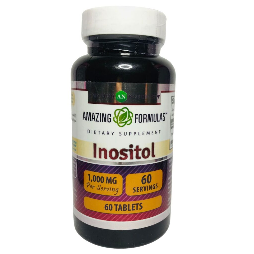 Amazing Nutrition. Inositol 1,000 mg - 60 tabletas. - Vitaminas y Mas