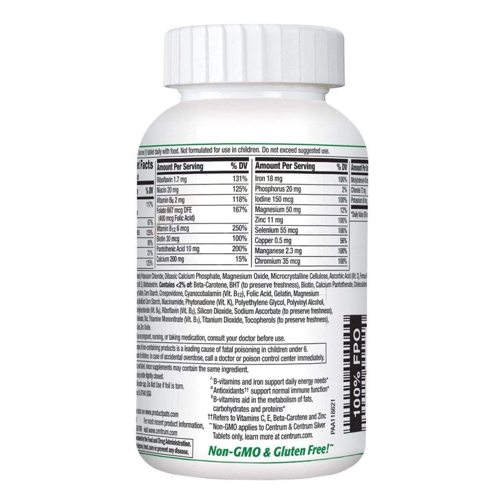 Centrum adultos 200 tabletas. - Vitaminas y Mas